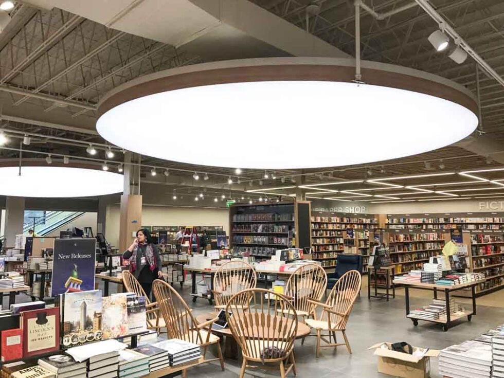 Barnes and Noble Circular Suspended Lightboxes - SEG Systems
