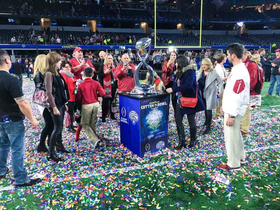Cotton Bowl Podiums - SEG Systems