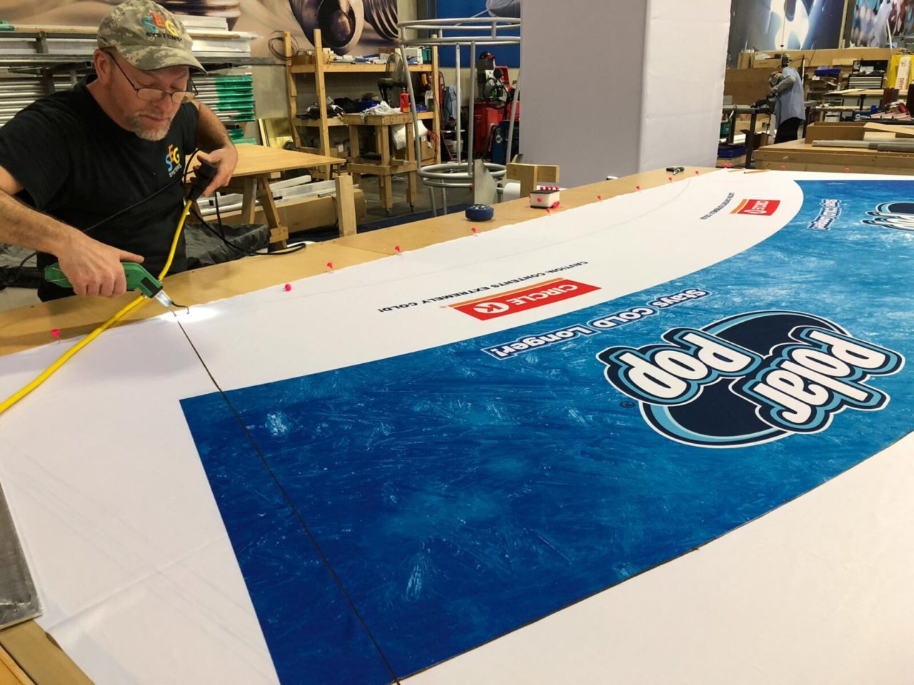 Custom Shaped Graphics: the Tubular Frame - SEG Systems Portfolio