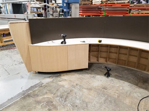 Millwork Desk: When We Say Custom, We Mean It - SEG Systems