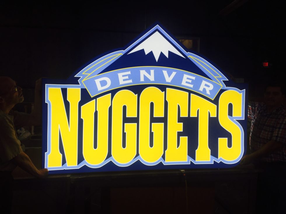 Denver Nuggets Logo Lightbox - SEG Systems