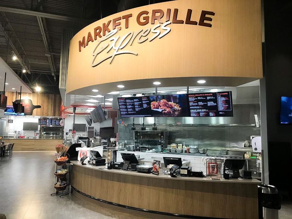 Custom 3D Lettering Display at Hy-Vee Grocery Stores - SEG Systems