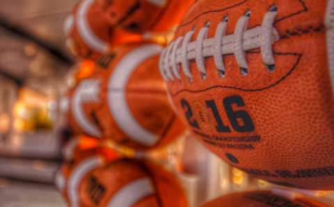 ESPN Custom Millwork Football Installation - SEG Systems