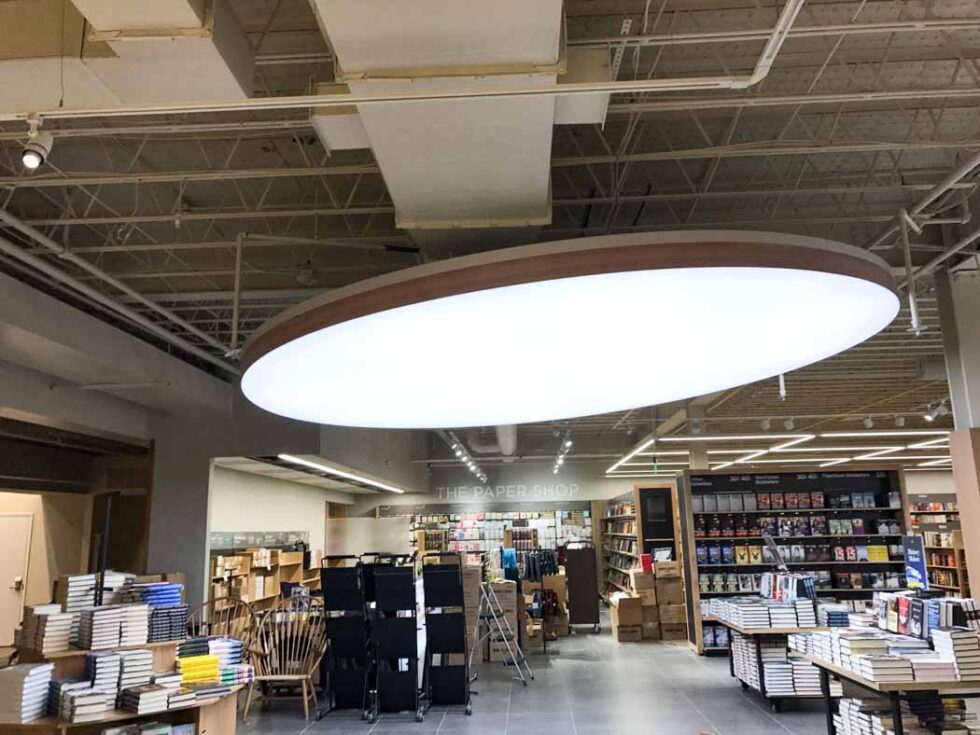 Barnes and Noble Circular Suspended Lightboxes - SEG Systems