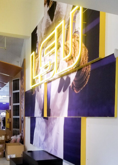 LSU Wall-Mounted Registered Collage - SEG Systems